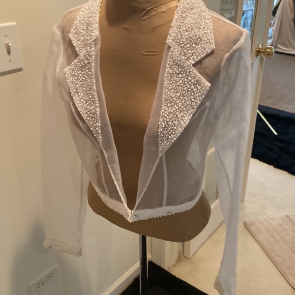 Merry Max | Jackets & Coats | New Mesh Cropped Jacket | Poshmark